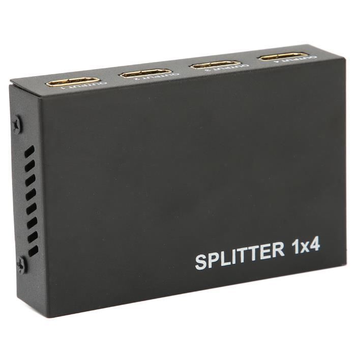 HURRISE Séparateur d'interface multimédia HD 1080P Séparateur d ...