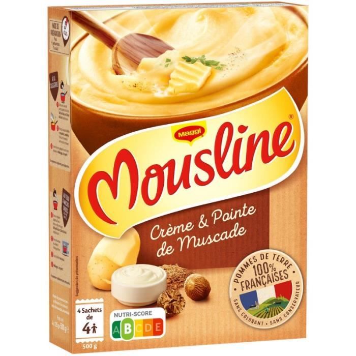 MOUSLINE - Mousline Purée Saveur À L'Ancienne 500G - Lot De 4 ...