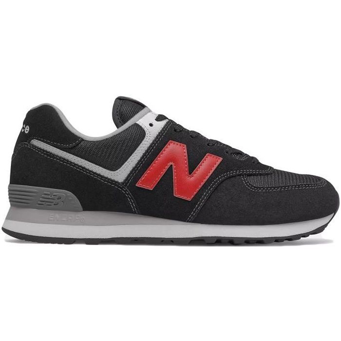 Chaussure Homme New Balance ML 574 ML574HY2 - Noir - Lacets - Textile ...