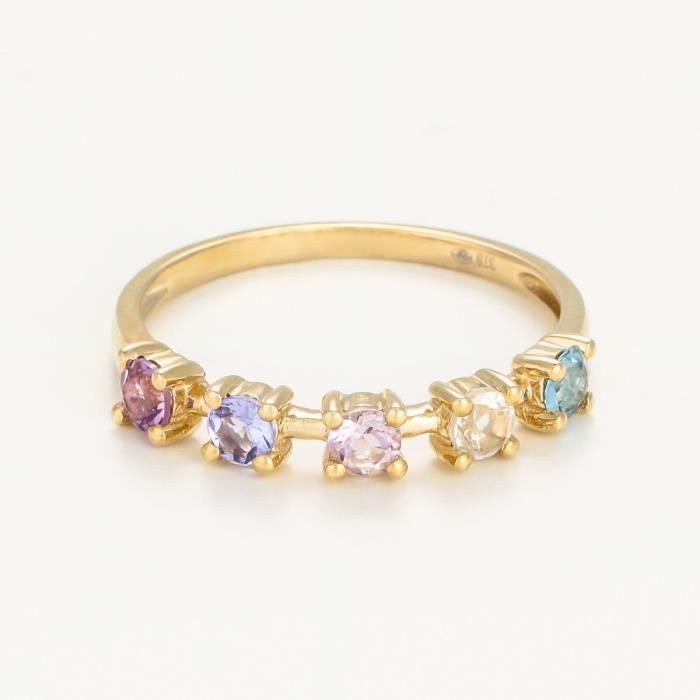Bague "Pépites Multicolores" Or et Diamants Or jaune - Achat / Vente ...