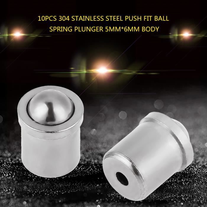 Qiilu Plongeur À Bille Piston à Ressort Piston à Ressort Boule en Acier ...