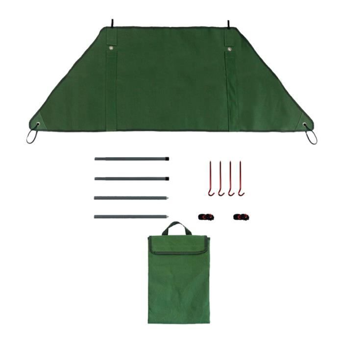 1 Ensemble Brise- Vent De Camping Poêle Pare- Brise Écran Pare- Soleil ...