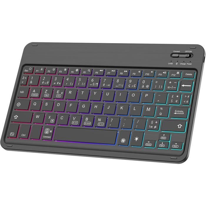 Clavier Bluetooth Azerty, Tablette Clavier Bluetooth Pour Android ...