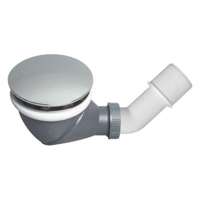 Siphon de douche diamètre 90 mm avec capot chromé « JAMES ...
