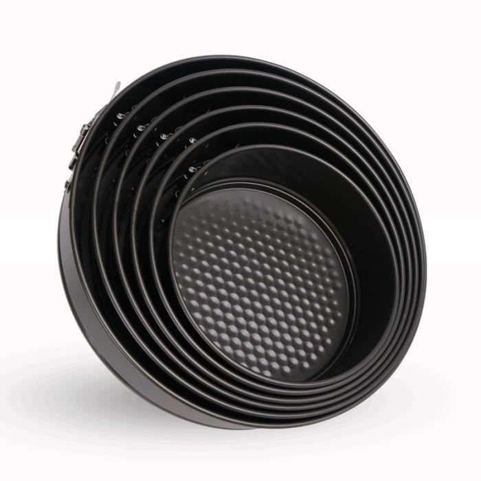 MOULE A GATEAU,24CM-Round--Moule à gâteau rond en acier au carbone ...