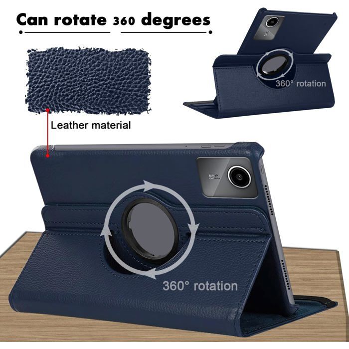 Étui Rotatif pour Lenovo Tab M11 (11 Pouce) Tablette Housse de ...