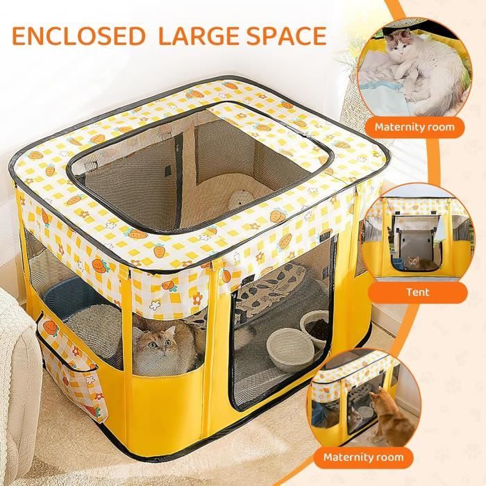 Parc Chien Chiot, Enclos Pliable Pour Chiens Chats Lapins Avec ...