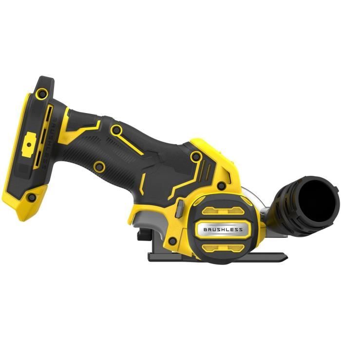 Mini scie circulaire sans fil - 18V - STANLEY FATMAX V20 - SFMCM300B-XJ ...
