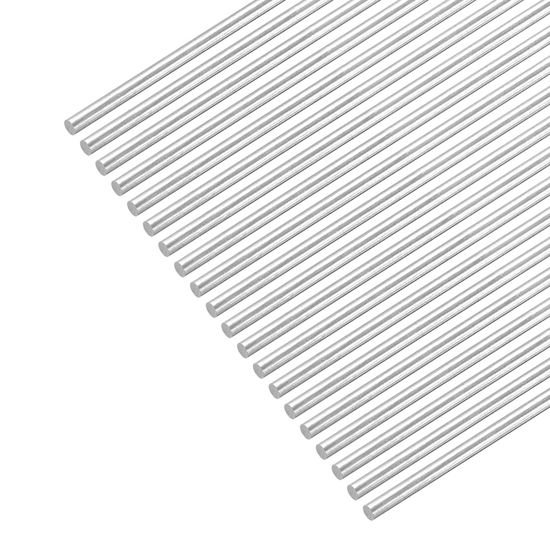 Tige filetée SOURCING MAP 20Pcs 1,2mm x 200mm Tiges Acier Inox 304 ...