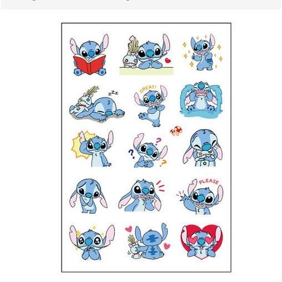 Autocollant Stickers Stitch de Lilo et Stitch Disney X15 - Cdiscount Au ...