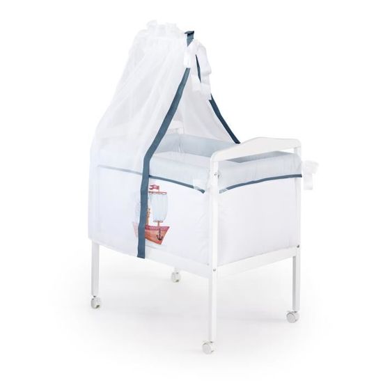 TANUKI - Berceau bébé en bois "SAILOR BOAT" de 0 à 12 mois jusqu'a 9 kg ...