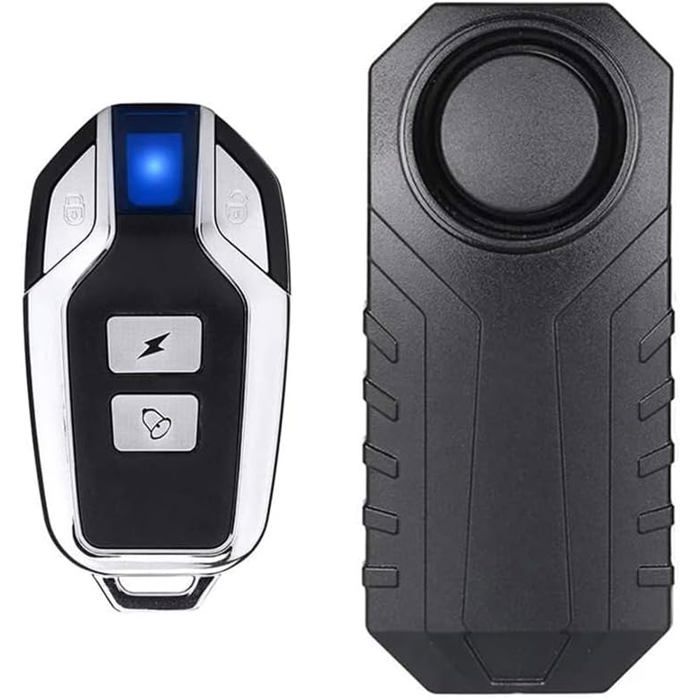 Bike Alarm Vibration Detection with Remote Control Waterproof Anti ...