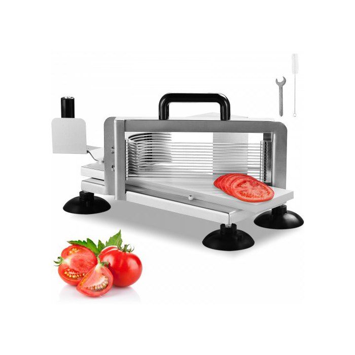 Coupe-tomates Commercial, trancheuse à tomates 4,8 mm, inox robuste ...