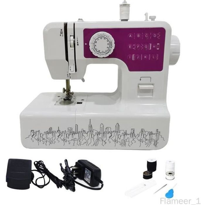 Machine à coudre avec 12 types de points intégrés, de points facile ...