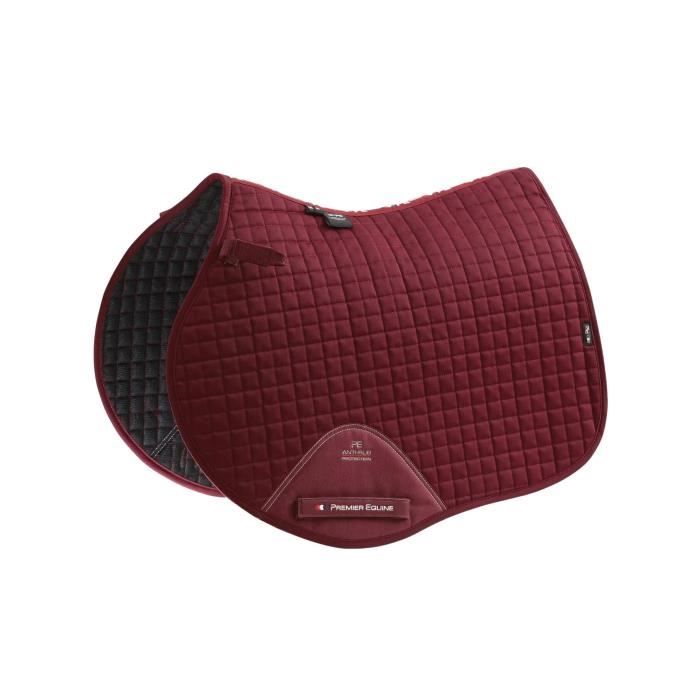 Tapis de selle pour cheval coton uni Premier Equine Close Contact GP ...