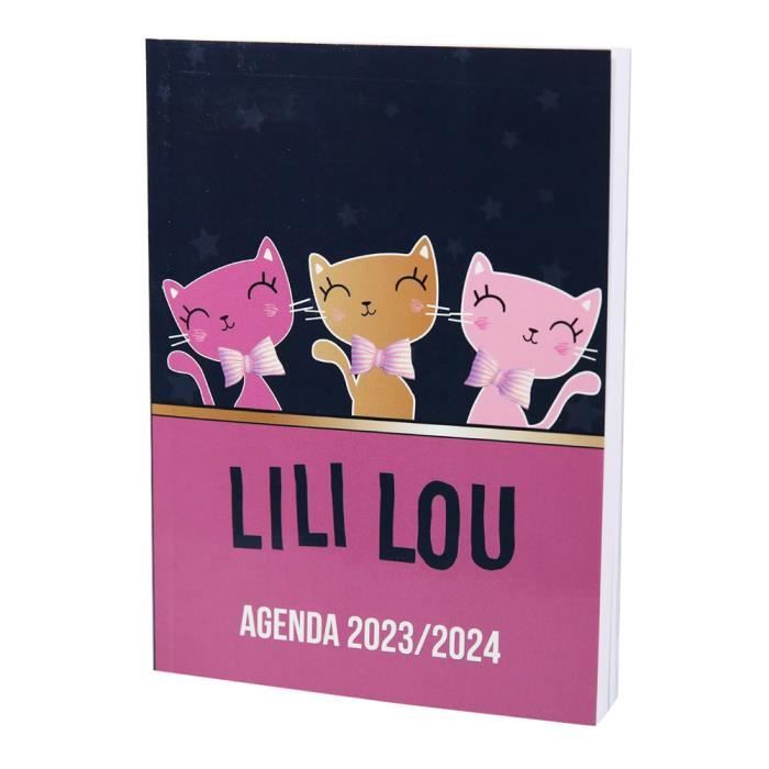 Agenda scolaire LILILOU 2023-2024 - Cdiscount Beaux-Arts et Loisirs ...