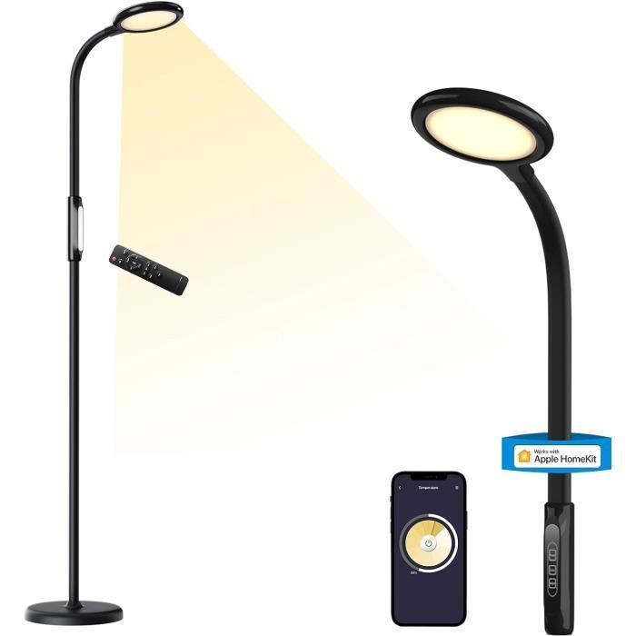 Lampadaire Led Connecté, Lampe Sur Pied Compatible Avec Homekit, Alexa ...