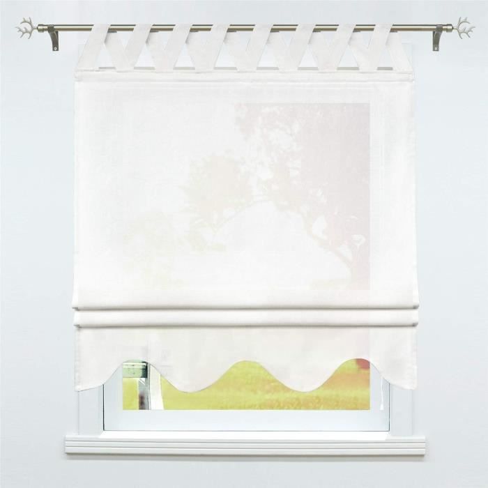 Store Bateau Avec Passants Semi-Transparent - Style Maison De Campagne ...