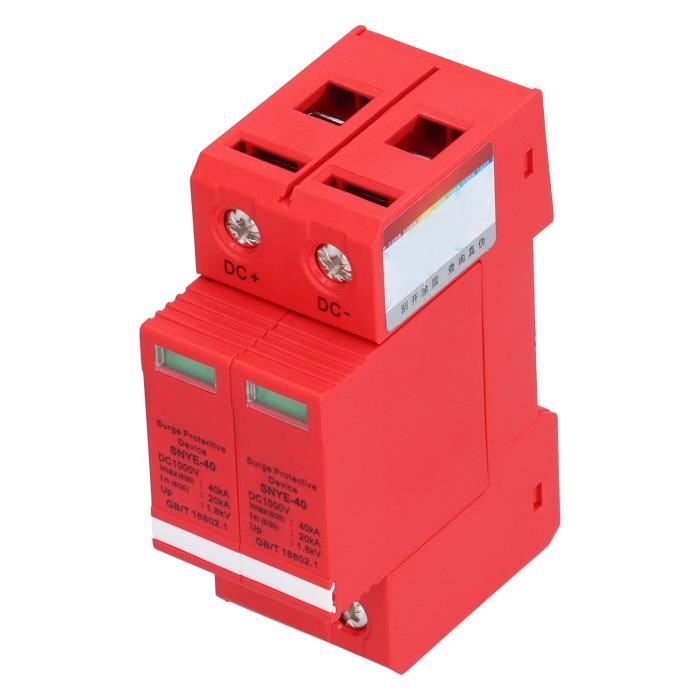 Parafoudre Photovoltaïque 2P DC1000V - CIKONIELF - Protection contre la ...