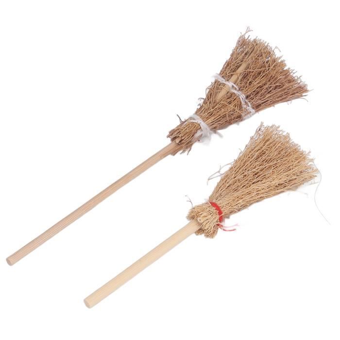 Ornement De Mini Balai 20 Pcs Mini Balai De Sorcière Bambou 14 Cm 10 Cm ...
