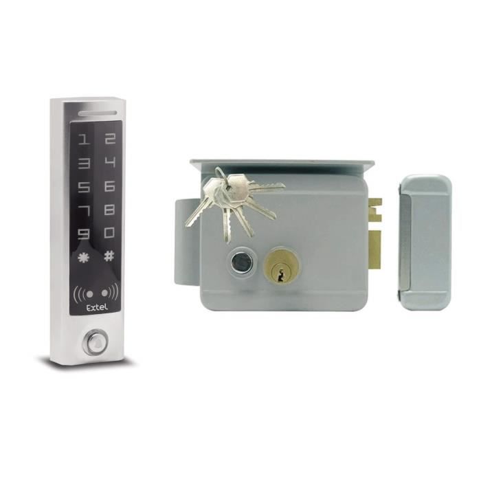 Serrure électrique WE 5001/2 BIS - Serrure + digicode à badge slim - Cdiscount Bricolage