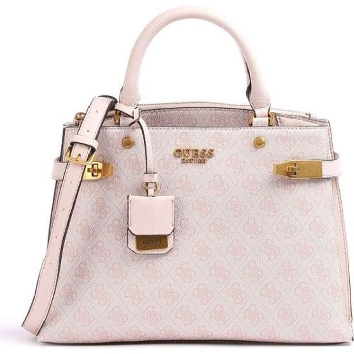 Sac GUESS ZADIE LOGO GIRLFRIEN UNIQUE Rose - Cdiscount Bagagerie ...
