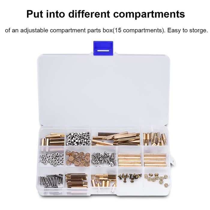 GAR® Vis Et Kit crous Pour Raspberry Pi, Richer-R 210Pcs Vis De ...