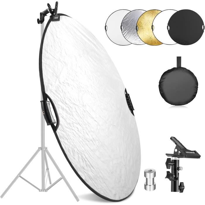 NEEWER 110cm Réflecteur Lumière avec Pince et Poignées - Cdiscount ...
