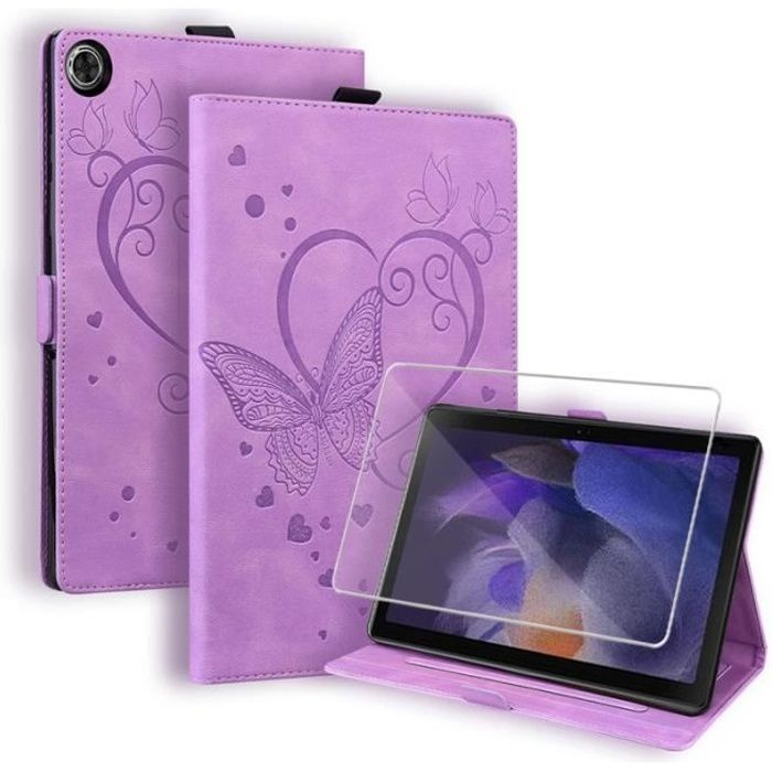 Étui Tablette - Samsung - Galaxy Tab A9+-A9 Plus - Verre Trempé - Cuir ...