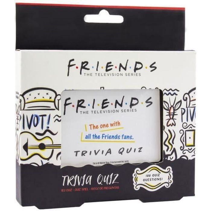 Jeu de société - PALADONE - Friends Trivia Quiz 2e édition - Testez vos ...