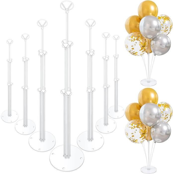 7 Kit De Support De Ballon,Support De Ballon Avec Support En Plastique ...