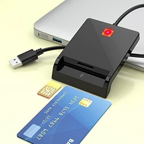 Lecteur De Carte Usb, 2 En 1 Smart Sim Card Reader Lecteur De Carte D ...