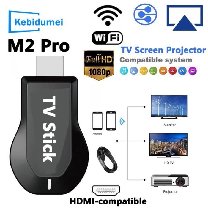 Dongle TV M2 Pro sans fil compatible HDMI pour DLNA Miracast et Android ...