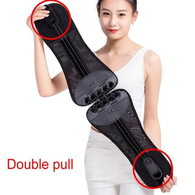 Back corrector,GRAY-M--Système de poulie à corde, soutien orthopédique ...