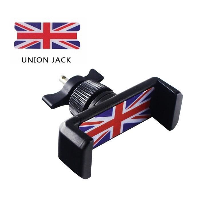Orange-For Mini R55 R56-Black Union Jack -Support de téléphone portable ...