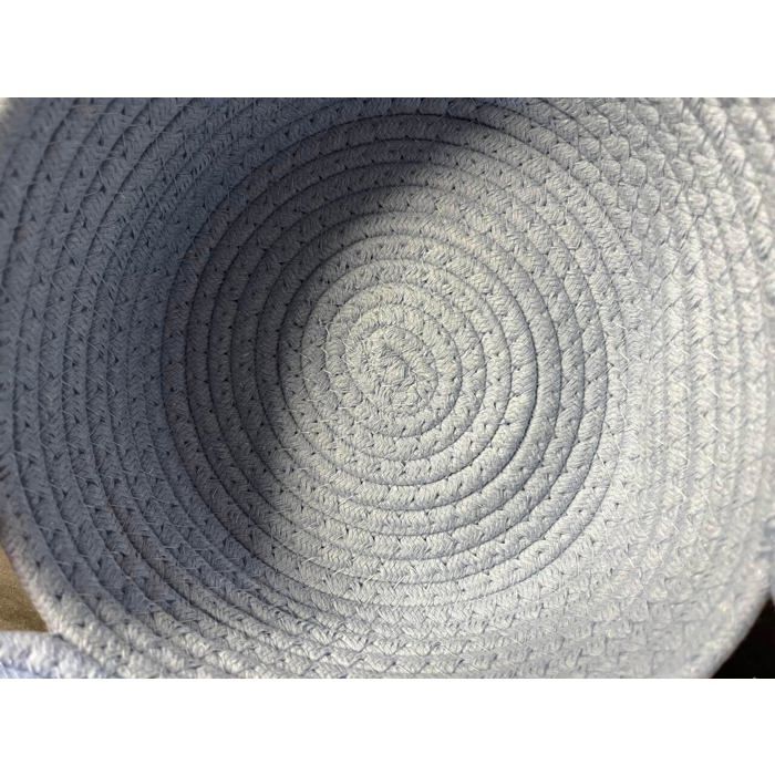 Joli panier de rangement tressé en corde de coton mignon - Forme d ...