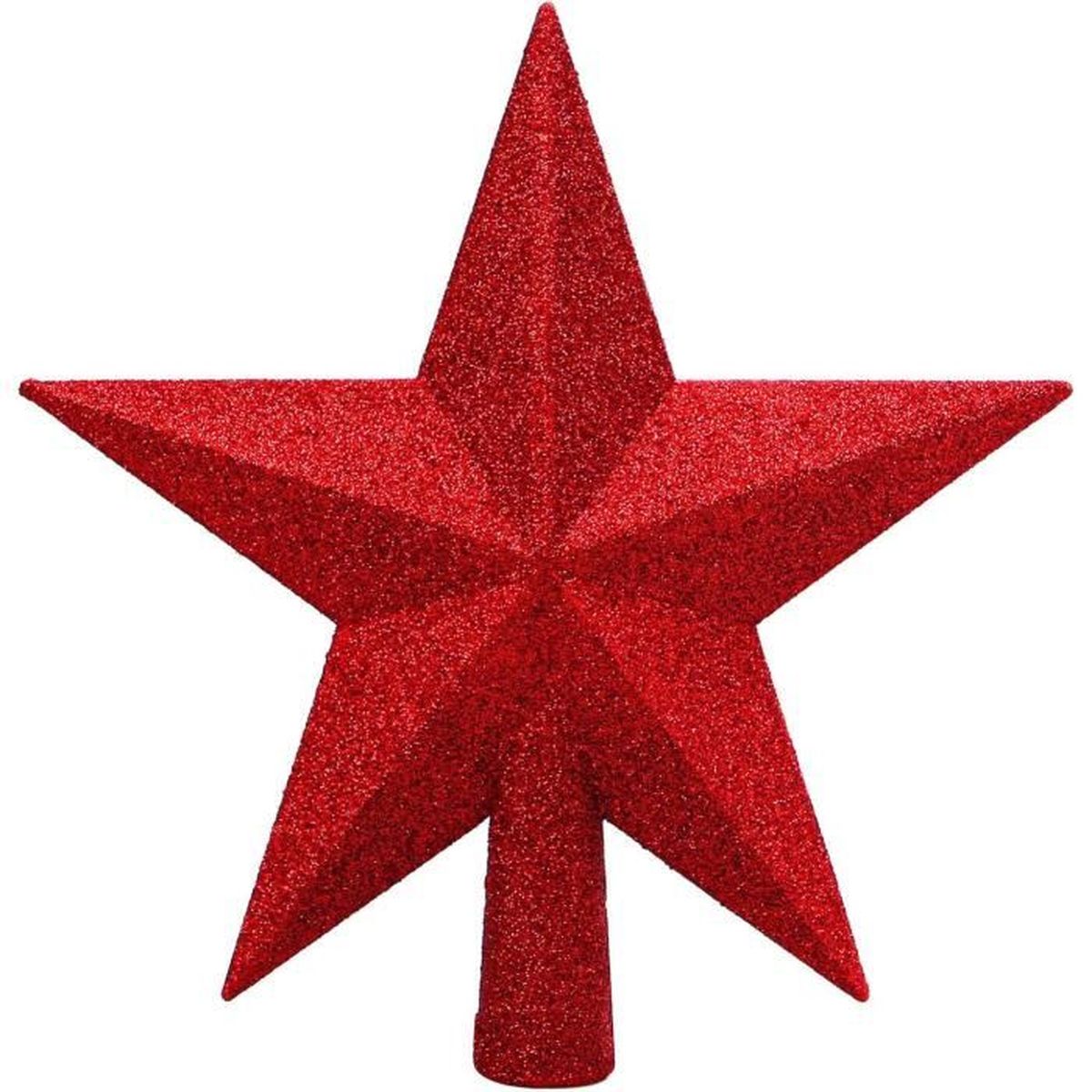 Sapin de Noël en Forme d'étoile - étoile Rouge pour Le Haut du Sapin de ...