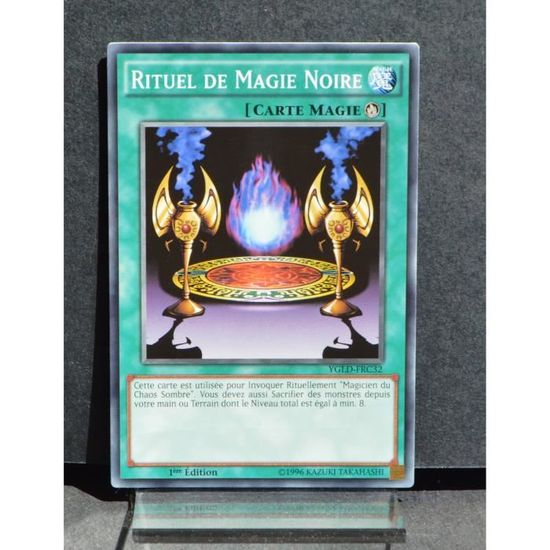 Carte YU-GI-OH YGLD-FRC32 Rituel de Magie Noire NEUF FR - Cdiscount Jeux - Jouets