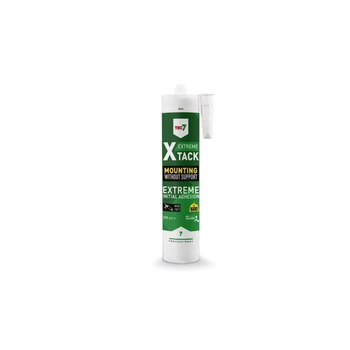 Mastic Silicone - X-tack Montage Extrême Sans Support Tec7 Cartouche ...