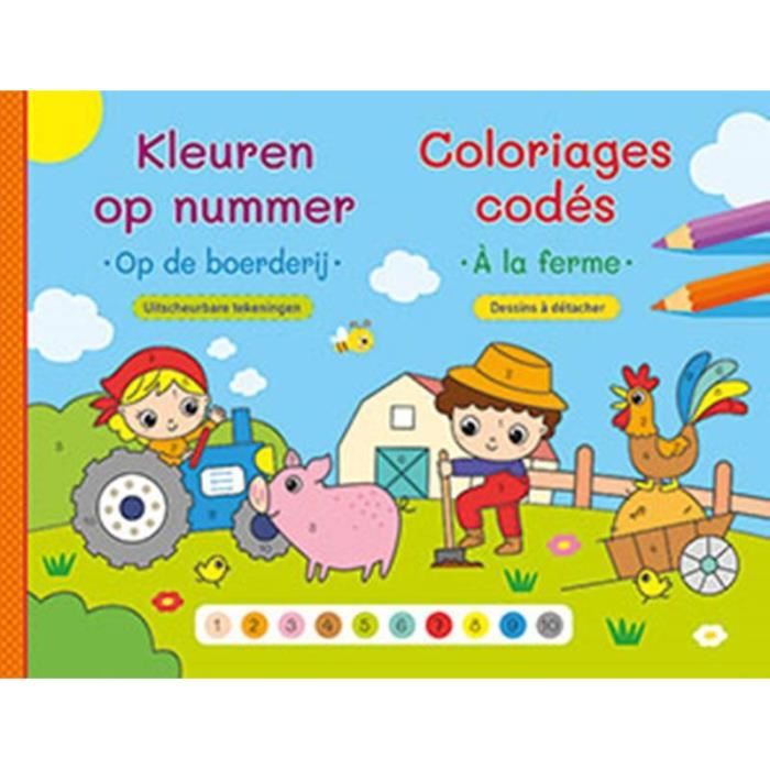 Coloriages codés - À la Ferme - Cdiscount Jeux - Jouets