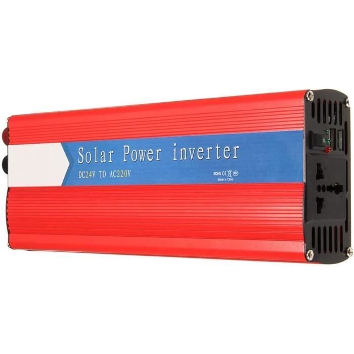 Onduleur, DC 12V-24V à AC 220V-110V Convertisseur d'onde sinusoïdale ...