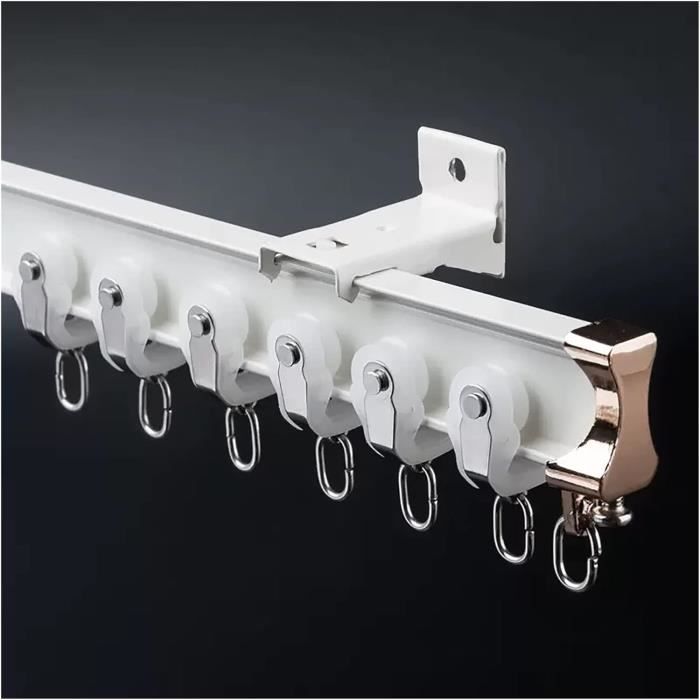 Support Mural Pliable Pour Rail De Rideau, Rail De Rideau Coulissant ...