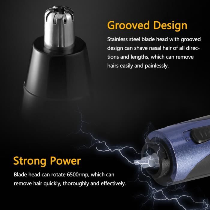 2022 nouvelle tondeuse à poils de nez rechargeable par USB, poils de ...
