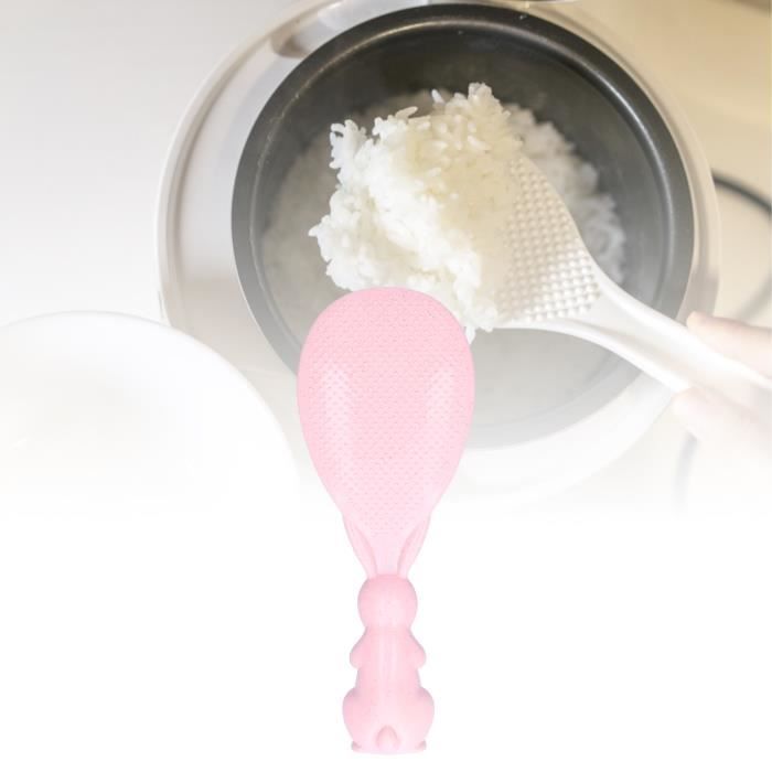 Cuillère à riz antiadhésif Mignon lapin tridimensionnel Risable Riz ...
