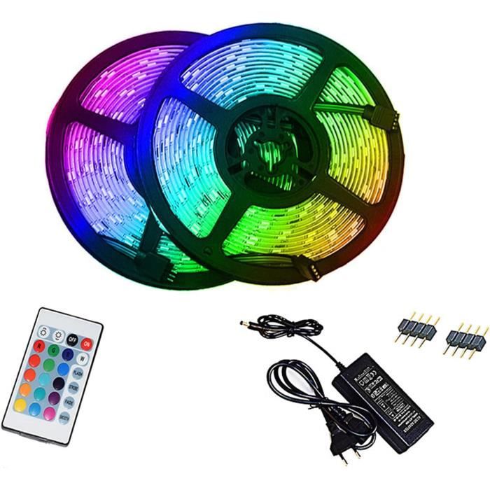 Ruban Led Rgb Lights Changement Couleur Dimmable 12V Dreamcolor Avec 44 ...