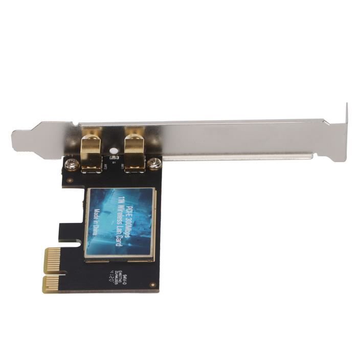 Fdit Carte WiFi pour PC Carte WiFi 11N Technologie sans fil 300Mbps PCI ...