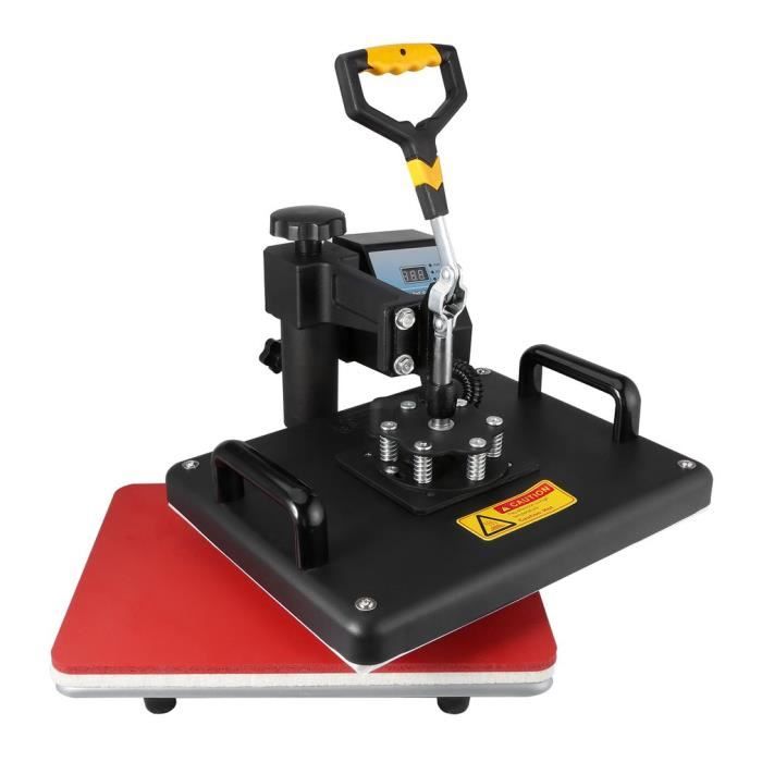 "Presse à chaud 5 en 1 imprimante machine de presse de chaleur Digital 1500W pour plateau de ...