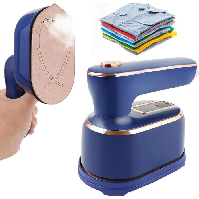 Fer À Repasser De Voyage Pliable,Mini Fer Défroisseur À Vapeur Portable,1000 W Micro Fer À ...