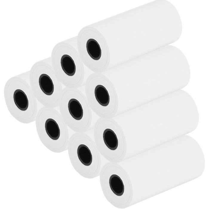 10 pièces papier thermique pour mini imprimante petit papier d ...