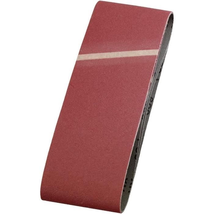 Kwb 3x bande abrasive en toile, 105 x 620 mm, K-150, corindon supérieur ...